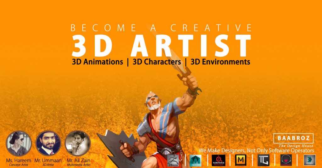 3d Maya Animation Course in Lahore - Baabroz